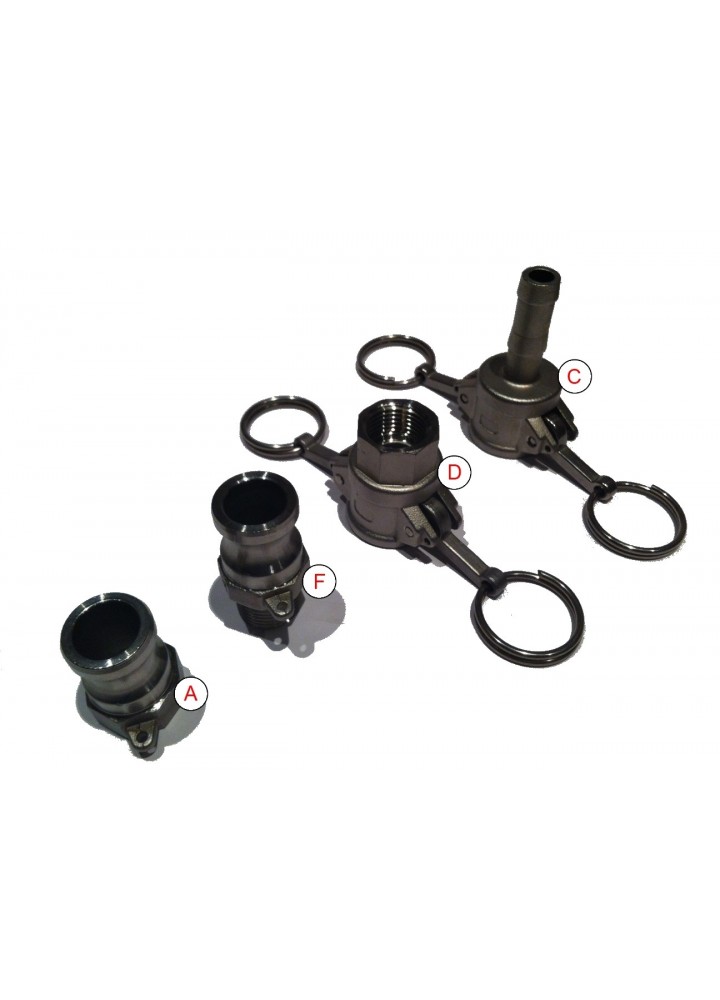 1/2" BSP Type D Camlock Fitting