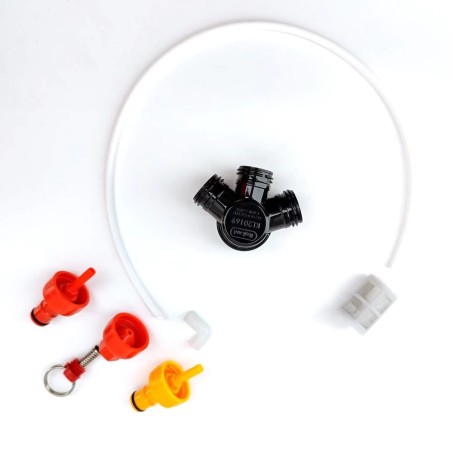 PCO38 Tapping Head Kit (Silicone Elbow, Tube, PRV, Carbonation caps and ...