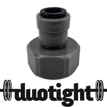 Duotight 8mm (5/16”) Female x 5/8” BSP Female Thread (suits Keg ...