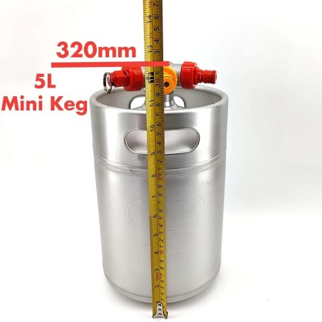 Mini Keg SS Low Profile Ball Lock Tapping Head Kit